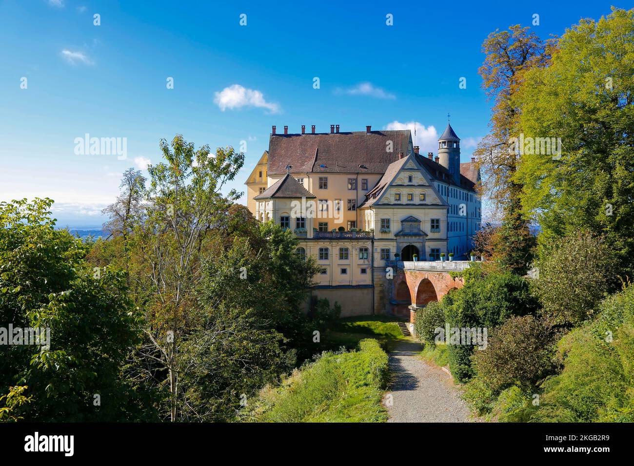 Heiligenberg Castle, Renaissance castle above Lake Constance ...