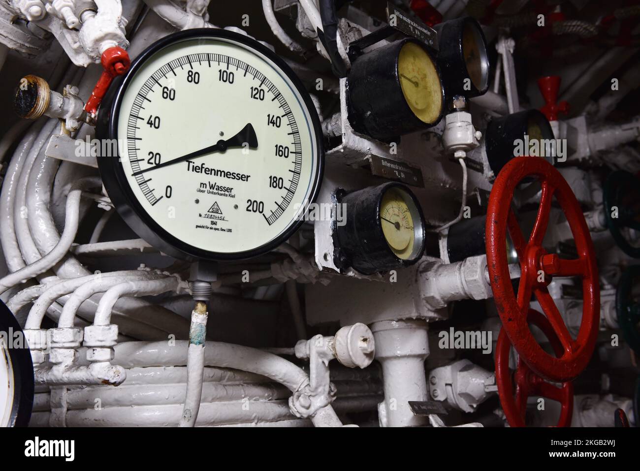 Submarine depth gauge hi-res stock photography and images - Alamy