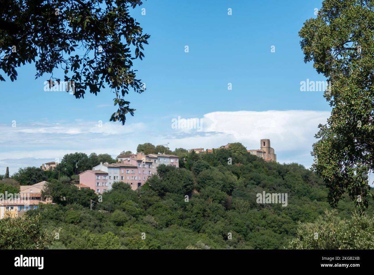 Gassin, beautiful village in France Stock Photo - Alamy
