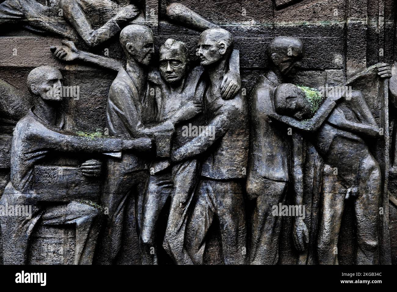 Stelenweg, stele by René Graetz, Waldemar Grzimek and Hans Kies, beech ...