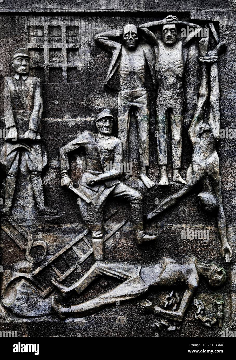 Stelenweg, stele by René Graetz, Waldemar Grzimek and Hans Kies, beech ...