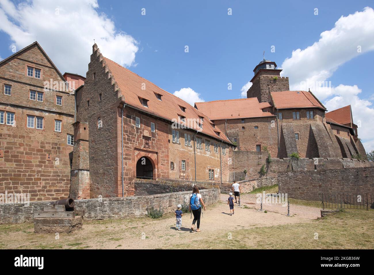 Breuberg Castle in the Odenwald, Hesse, Germany, Europe Stock Photo - Alamy