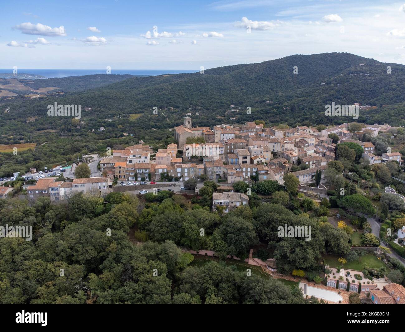 Gassin, beautiful village in France Stock Photo - Alamy
