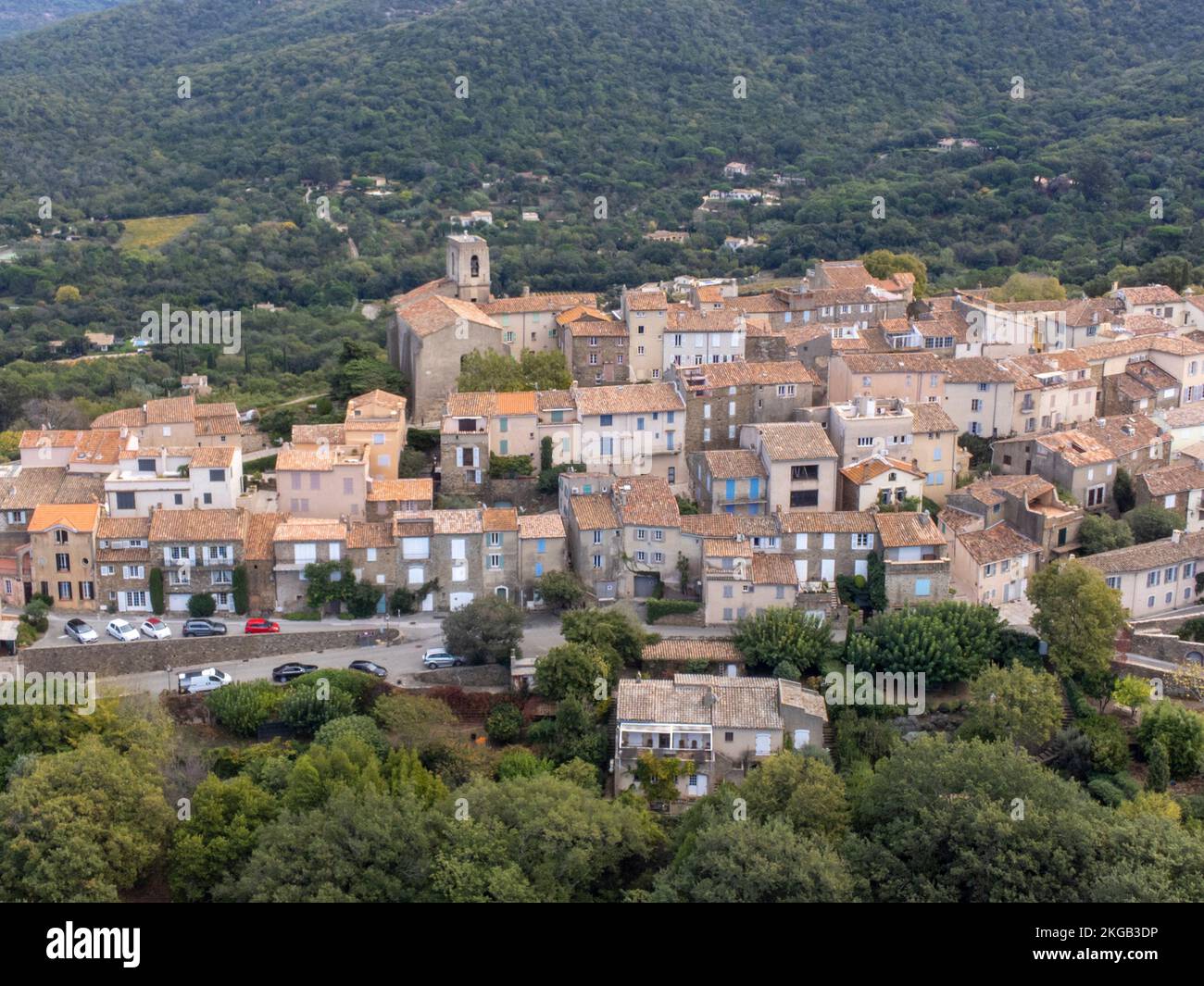Gassin, beautiful village in France Stock Photo - Alamy