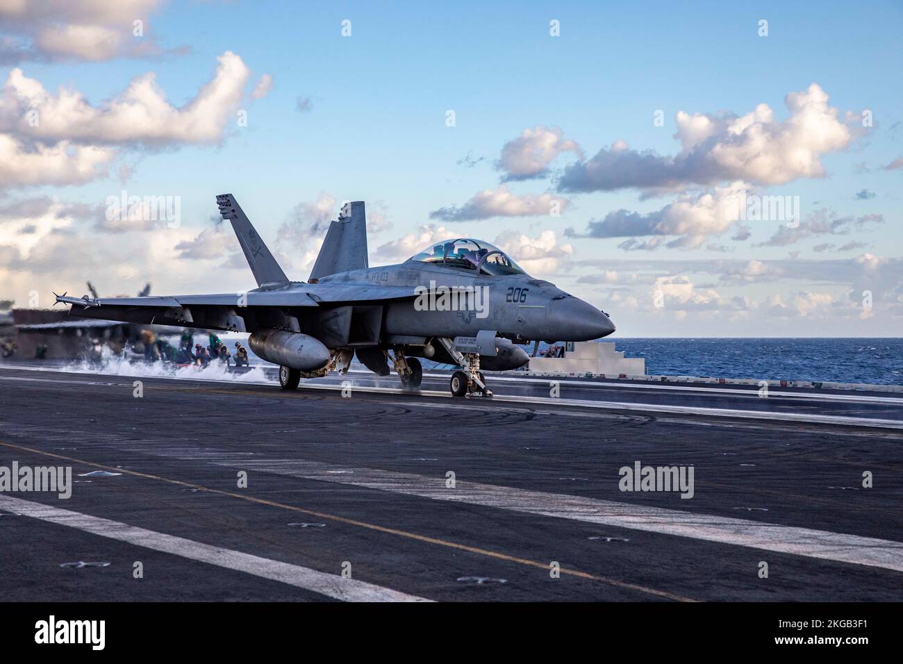 221121-N-MW880-1073 ADRIATIC SEA (Nov. 21, 2022) An F/A-18F Super ...