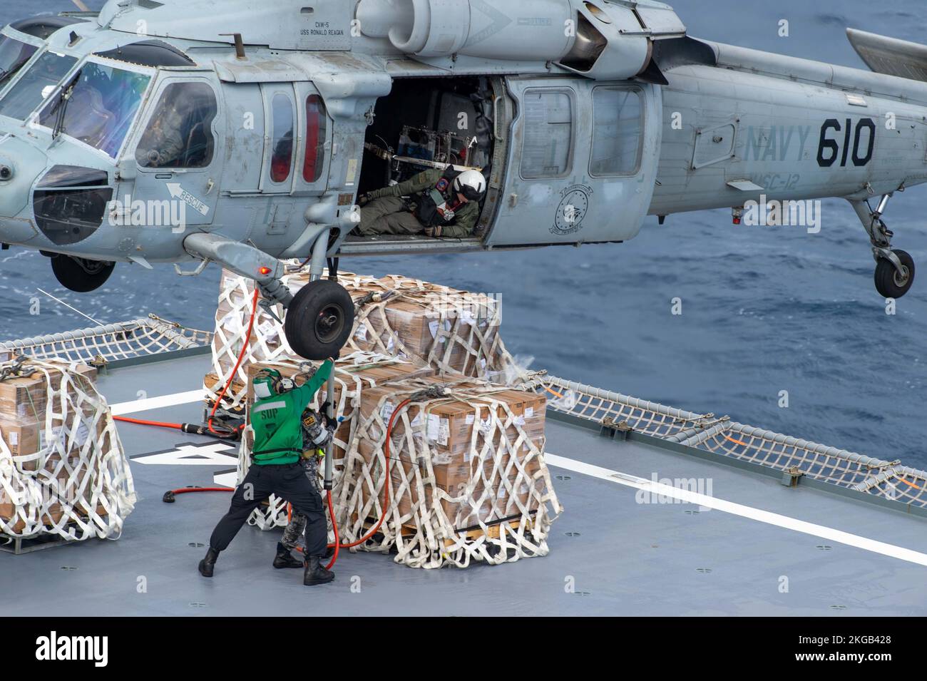 221120-N-YX844-1337 PHILIPPINE SEA (Nov. 20, 2022) Logistics Specialist 3rd Class Shekhar Sahdev ...