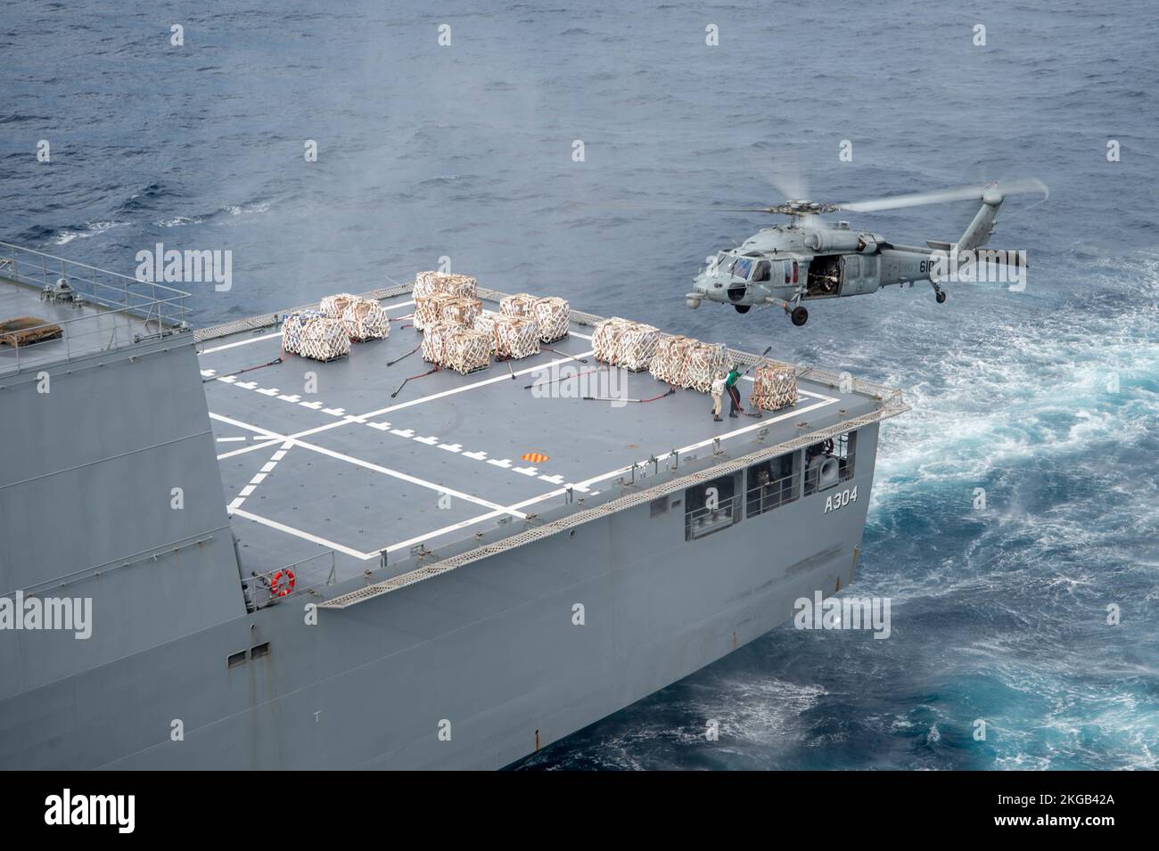 221120-N-YX844-1266 PHILIPPINE SEA (Nov. 20, 2022) An MH-60S Sea Hawk ...