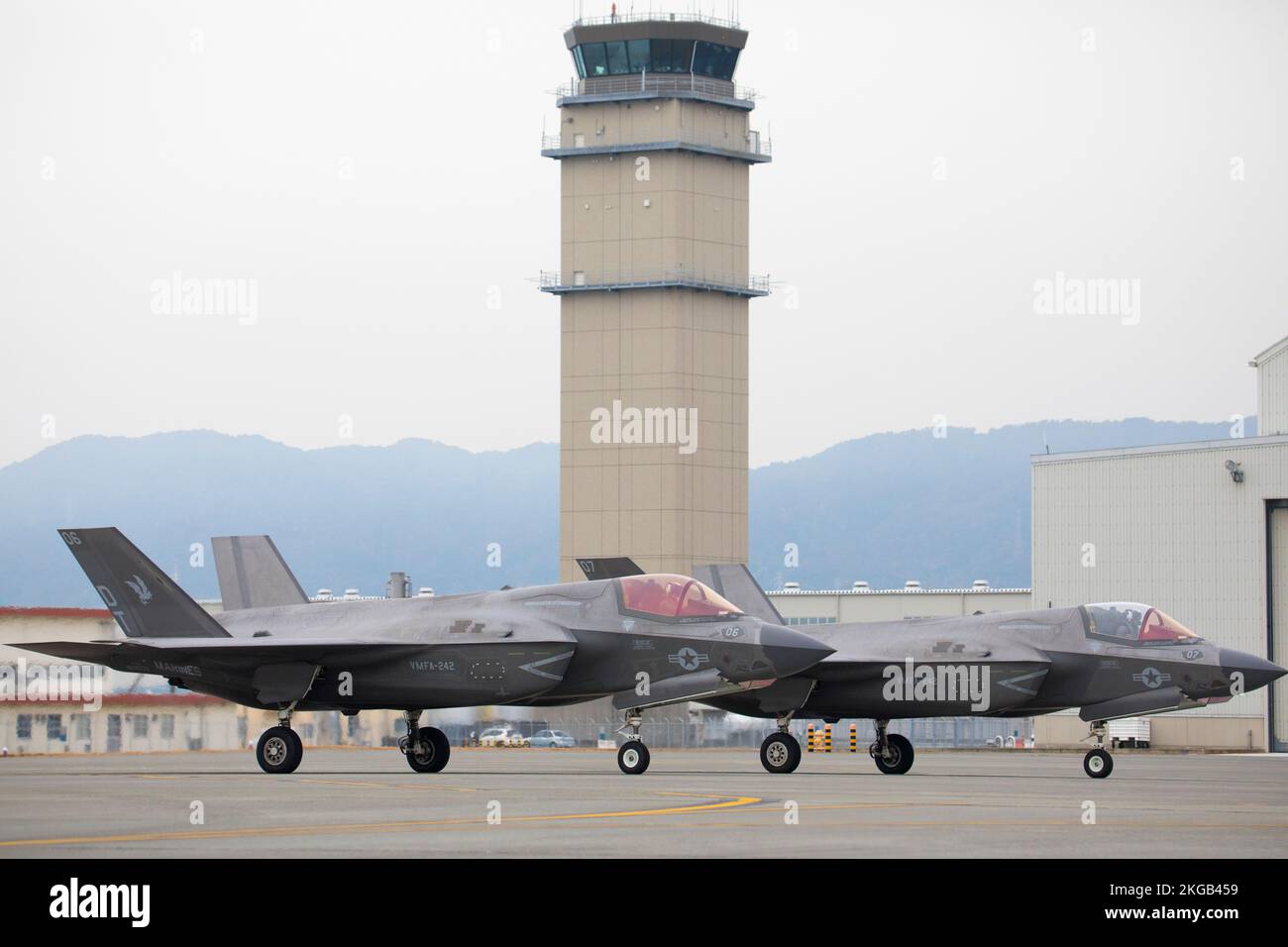 U.S. Marine Corps F-35B Lightning II aircraft with Marine Fighter ...