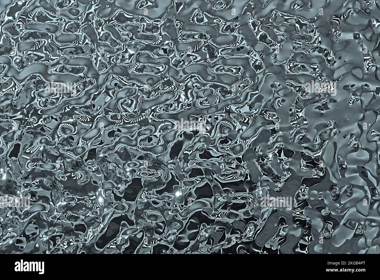 Liquid silver texture pattern abstract background wallpaper Stock Photo ...
