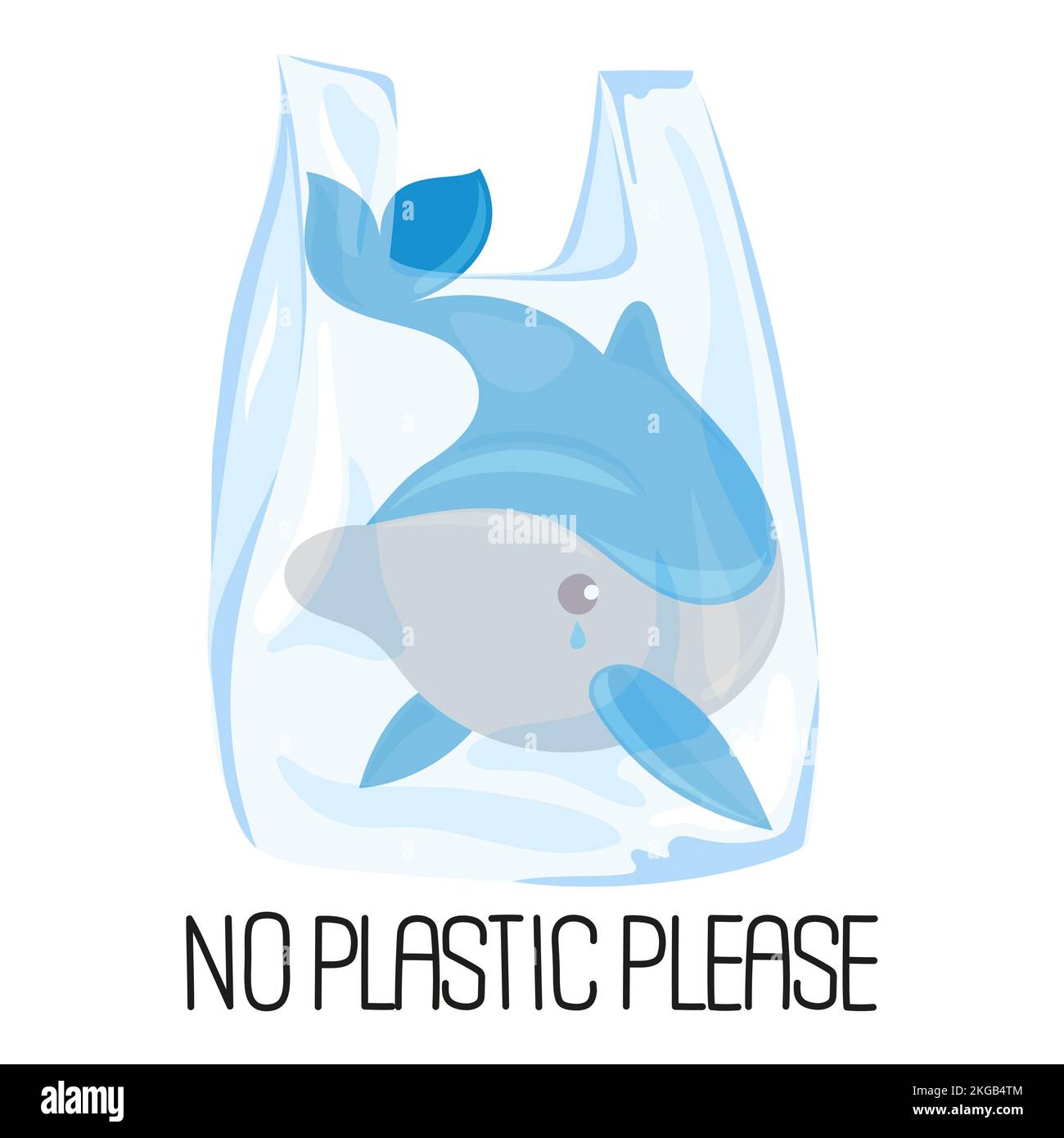 DOLPHIN PLASTIC Earth Ecological Environmental Pollution Problem Banner ...