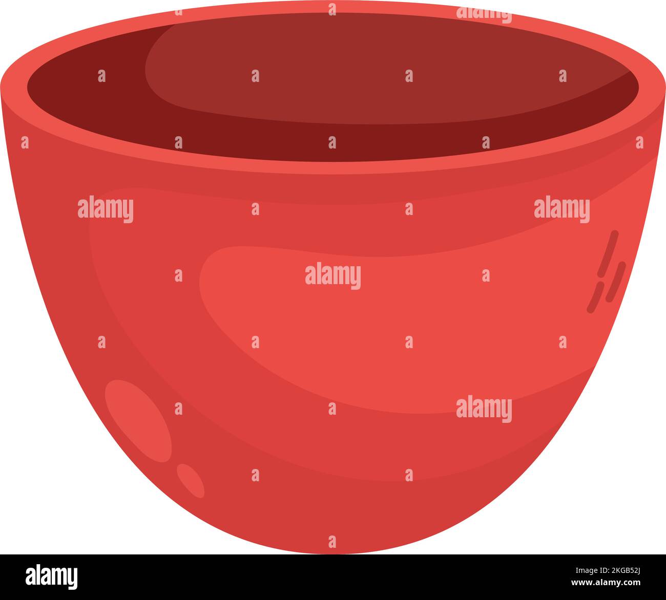 red bowl icon Stock Vector Image & Art - Alamy