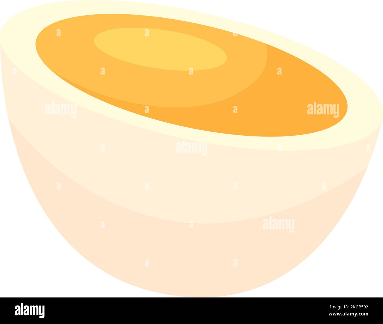 half boiled egg Stock Vector Image & Art - Alamy
