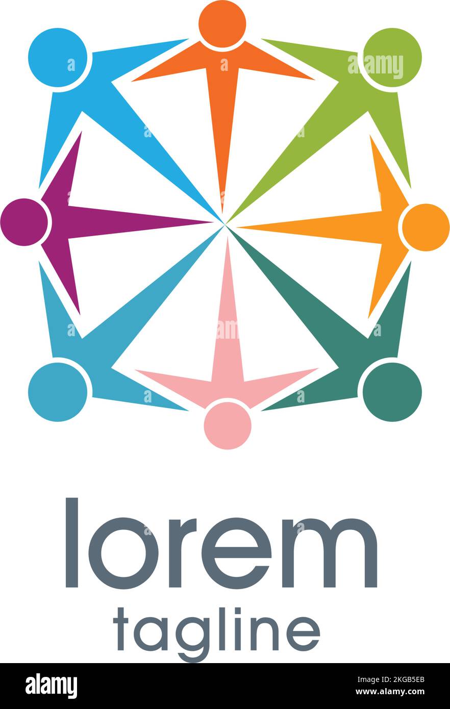 Hub for the community Stock Vector Images - Alamy