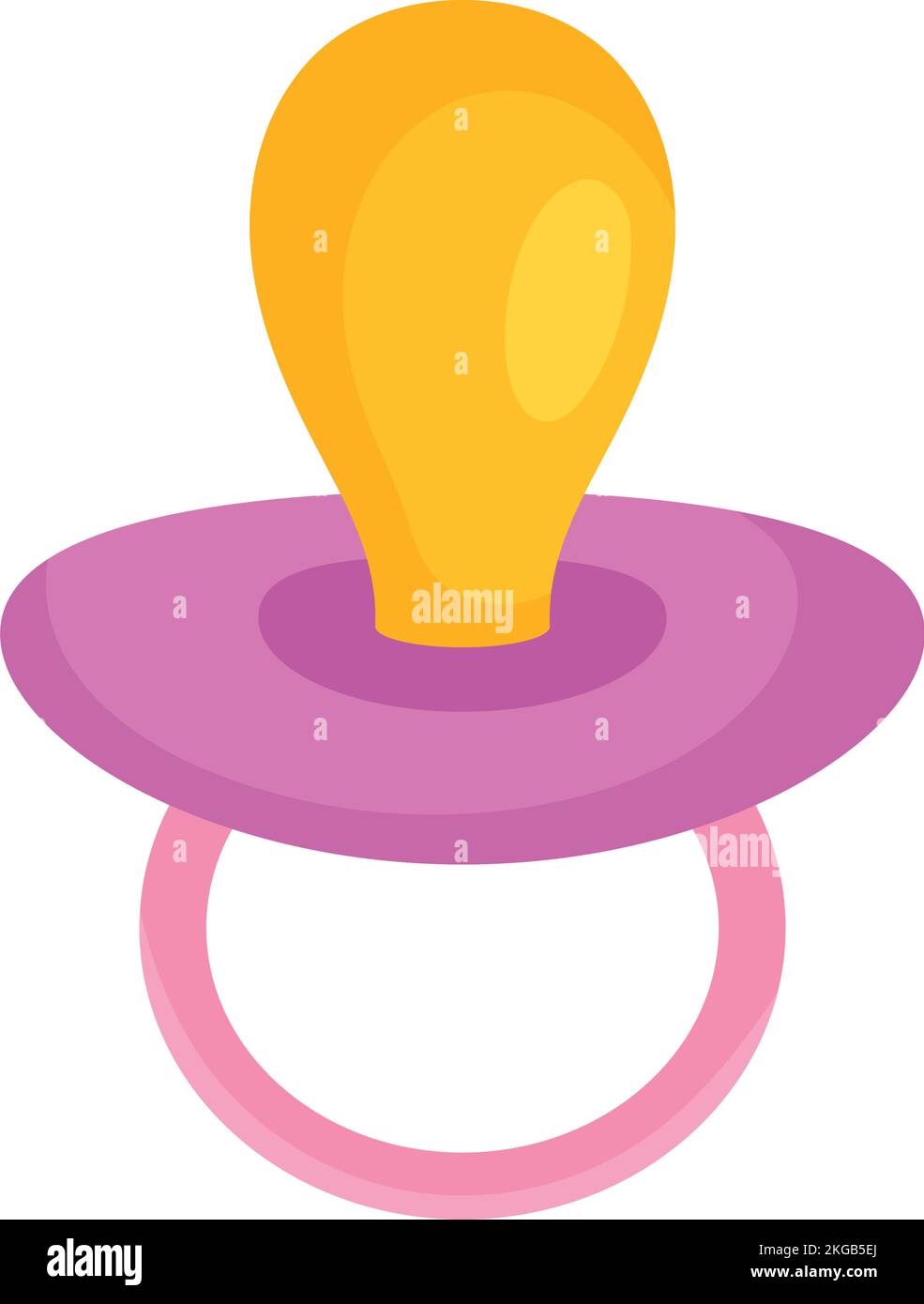 pink pacifier icon Stock Vector Image & Art - Alamy