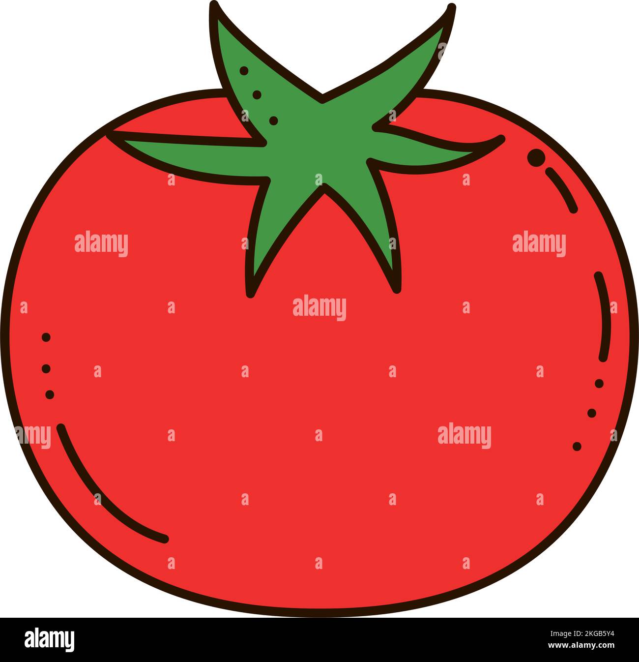 red tomato icon Stock Vector Image & Art - Alamy
