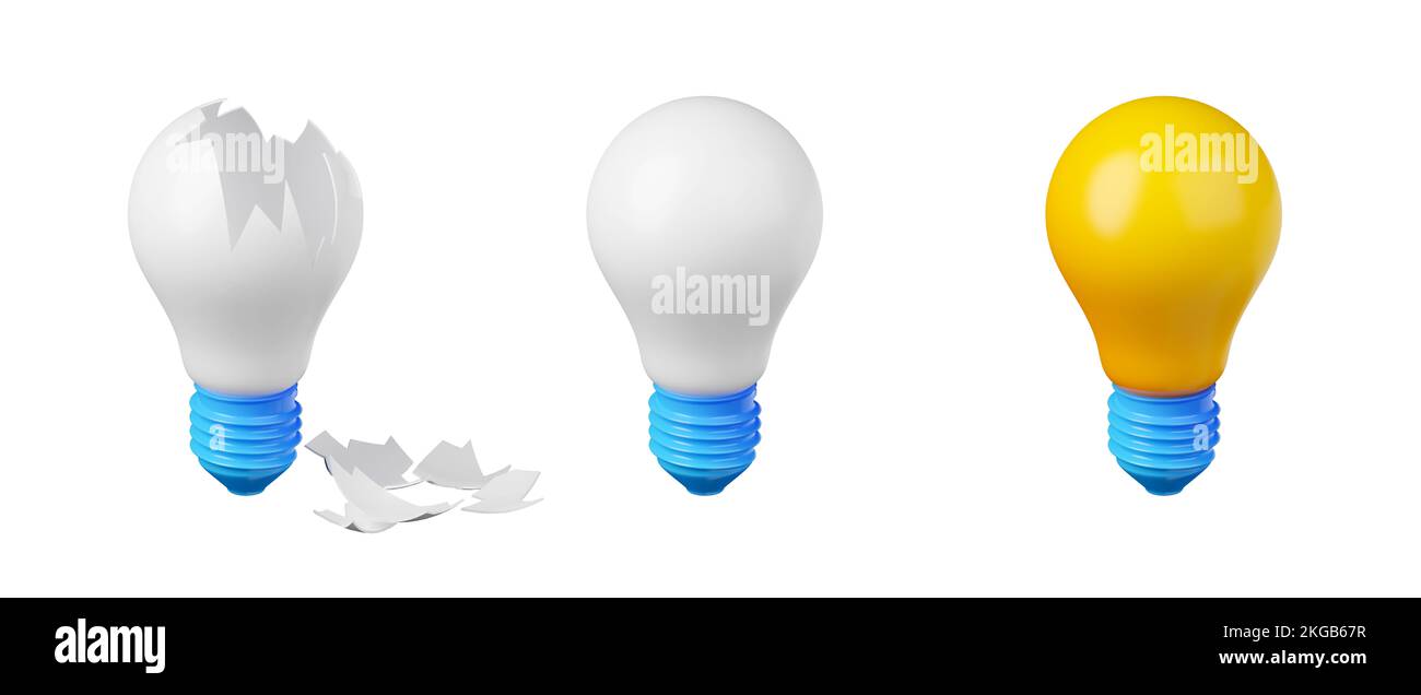 Light turned switched on home Cut Out Stock Images & Pictures - Alamy