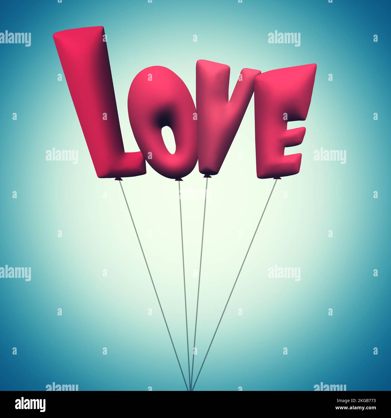 Being in love feels like youre floating on hair. A graphic illustration ...