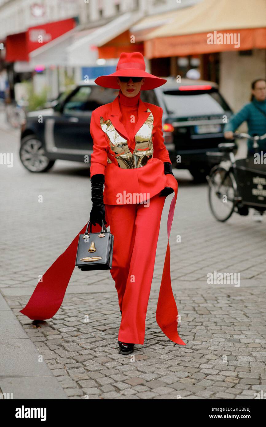 Street style, Denisa Palsha arriving at Stella McCartney Spring Summer ...