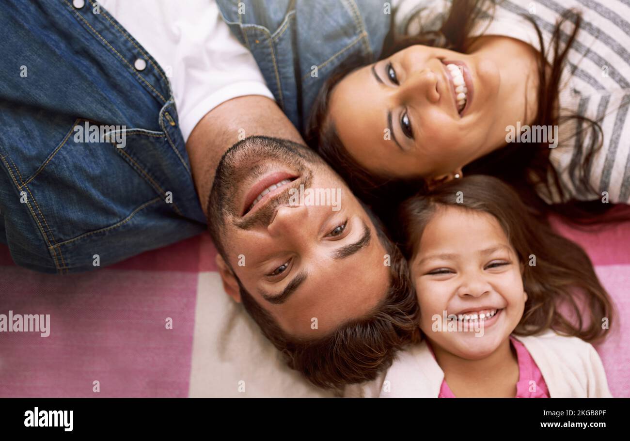 Together, always and forever. Portrait of a happy family spending ...