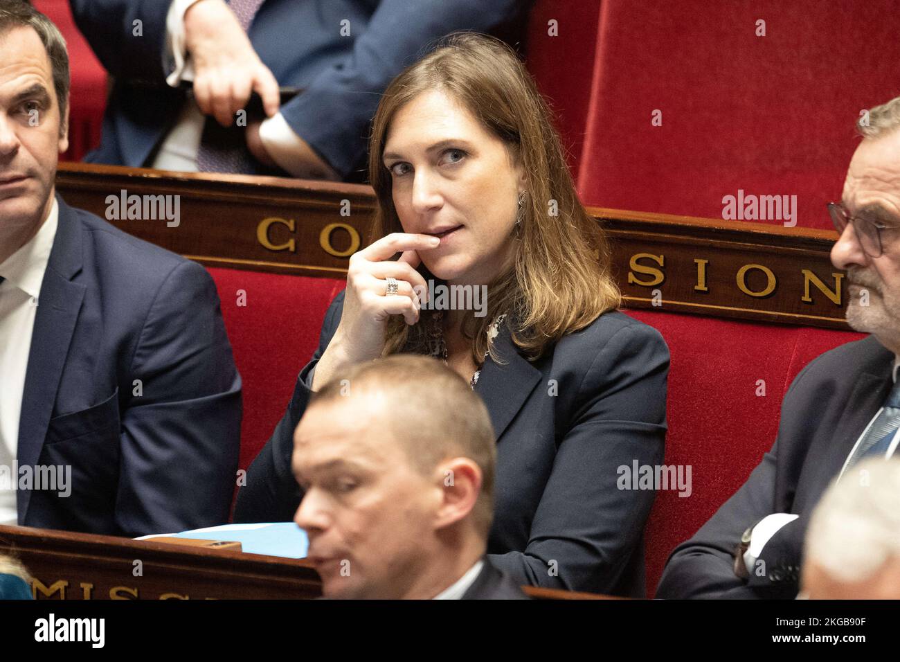French Junior Minister for the Education and Professional training ...