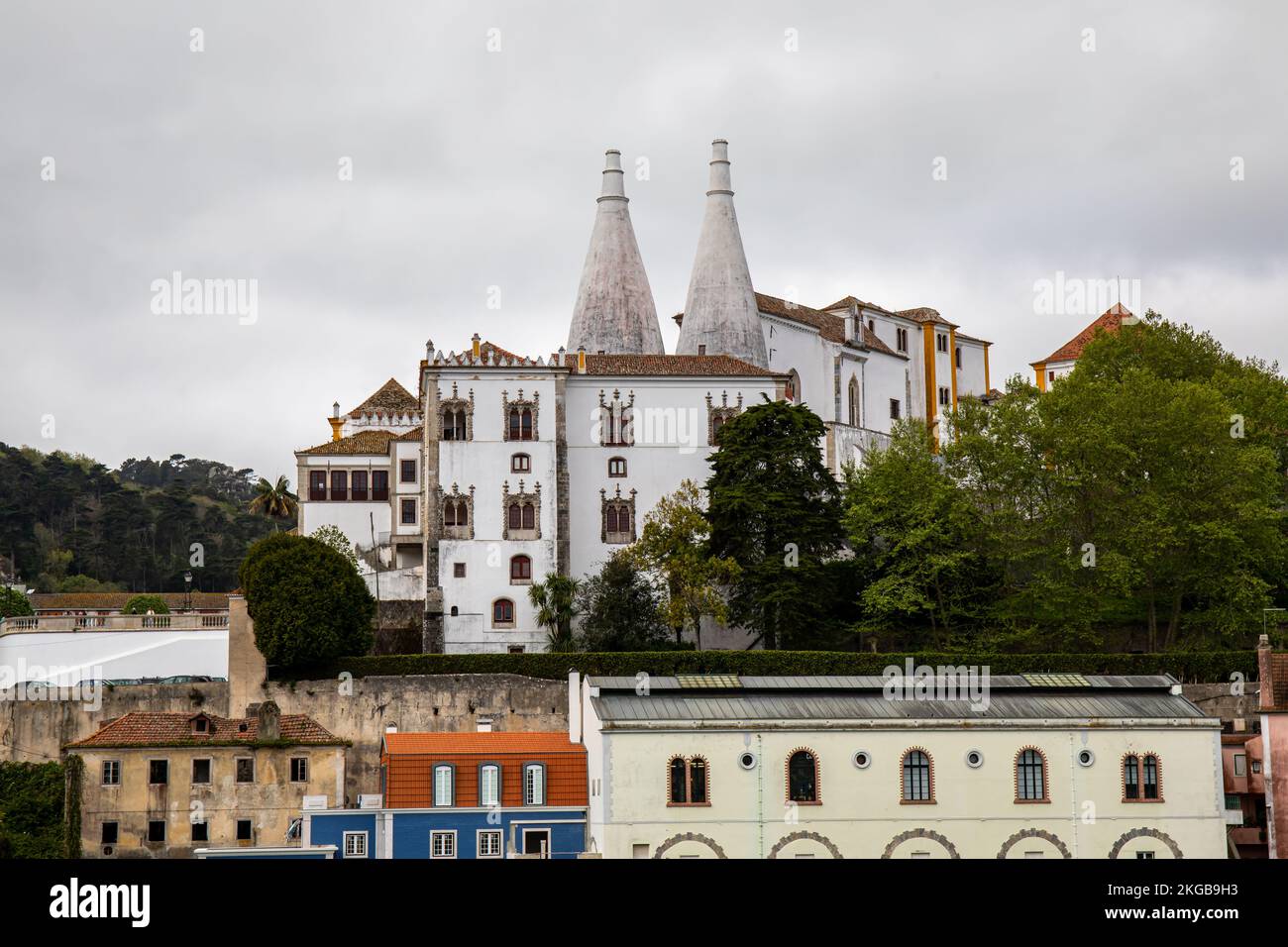 Sintra old town in Portugal Stock Photo - Alamy