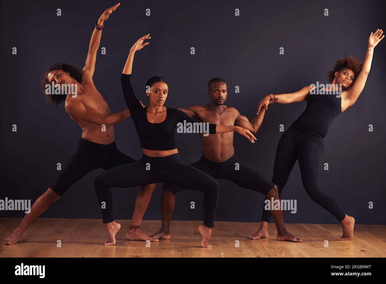 Theyre a strong bonded troupe. A group of dancers performing a dramatic ...