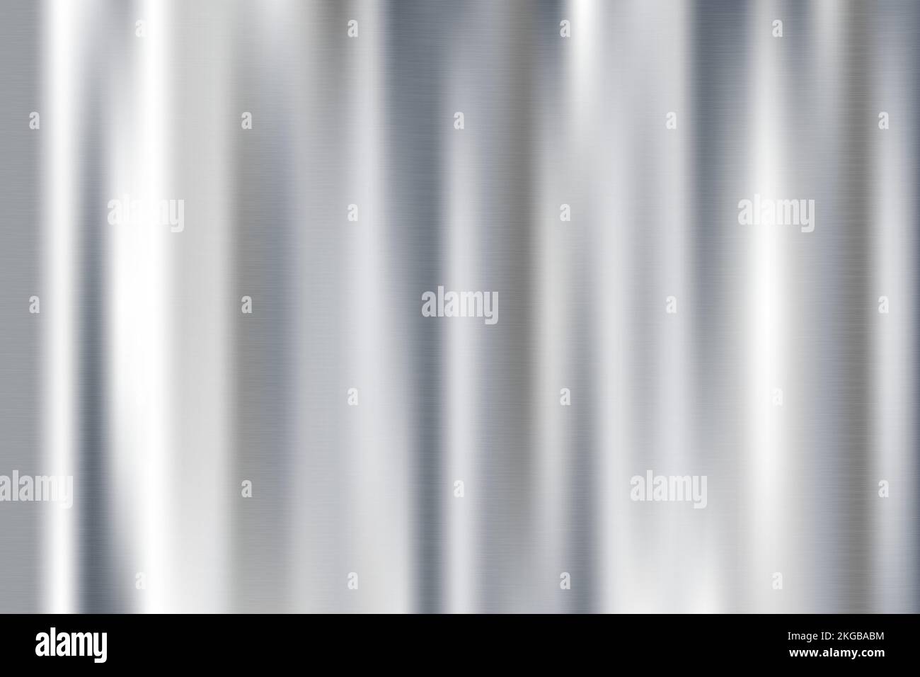 Silver foil background. Metal gray textured shiny gradient. Stainless ...
