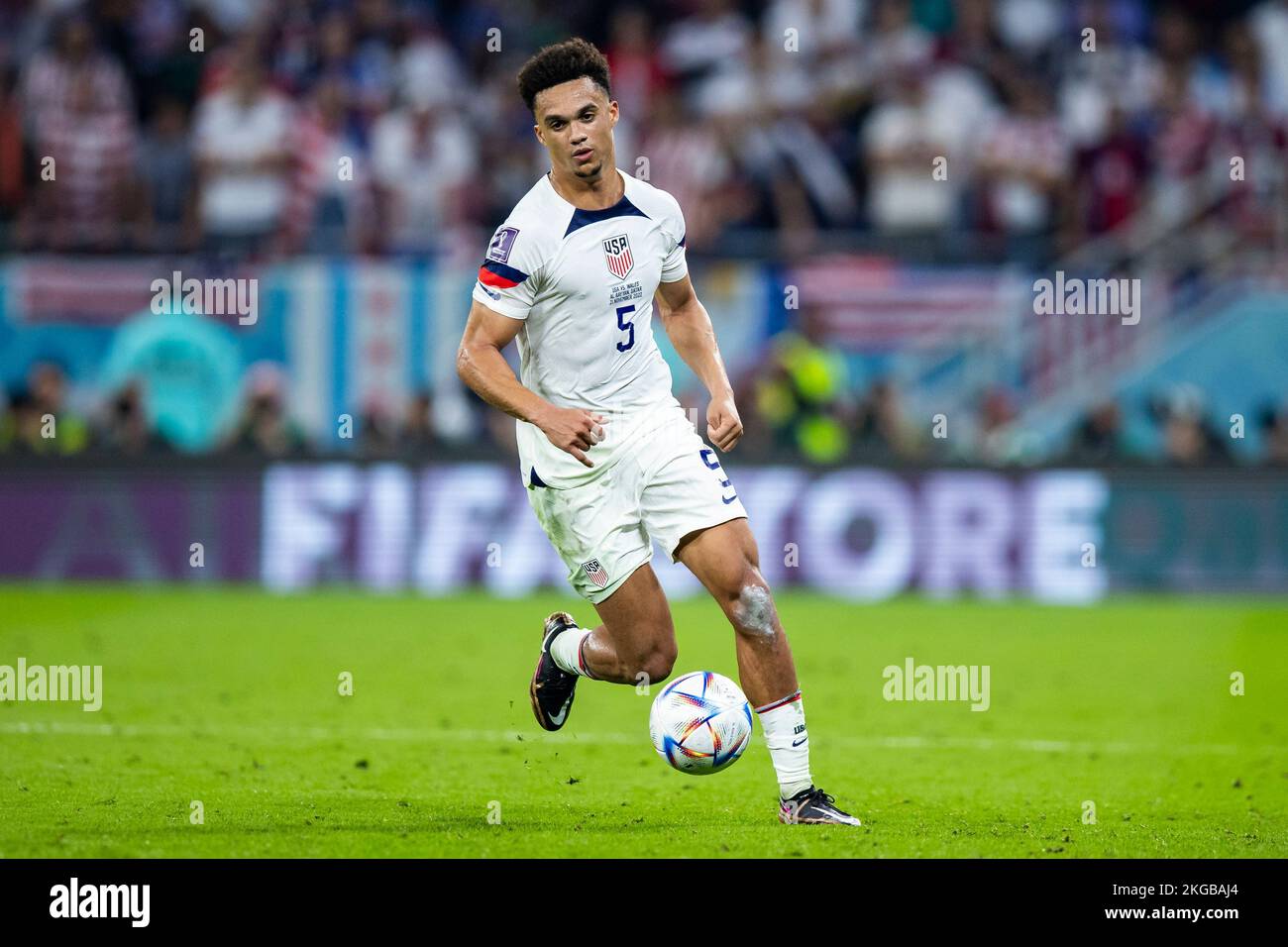 Ar Rayyan, Qatar. 21st Nov, 2022. Soccer: World Cup, USA - Wales ...