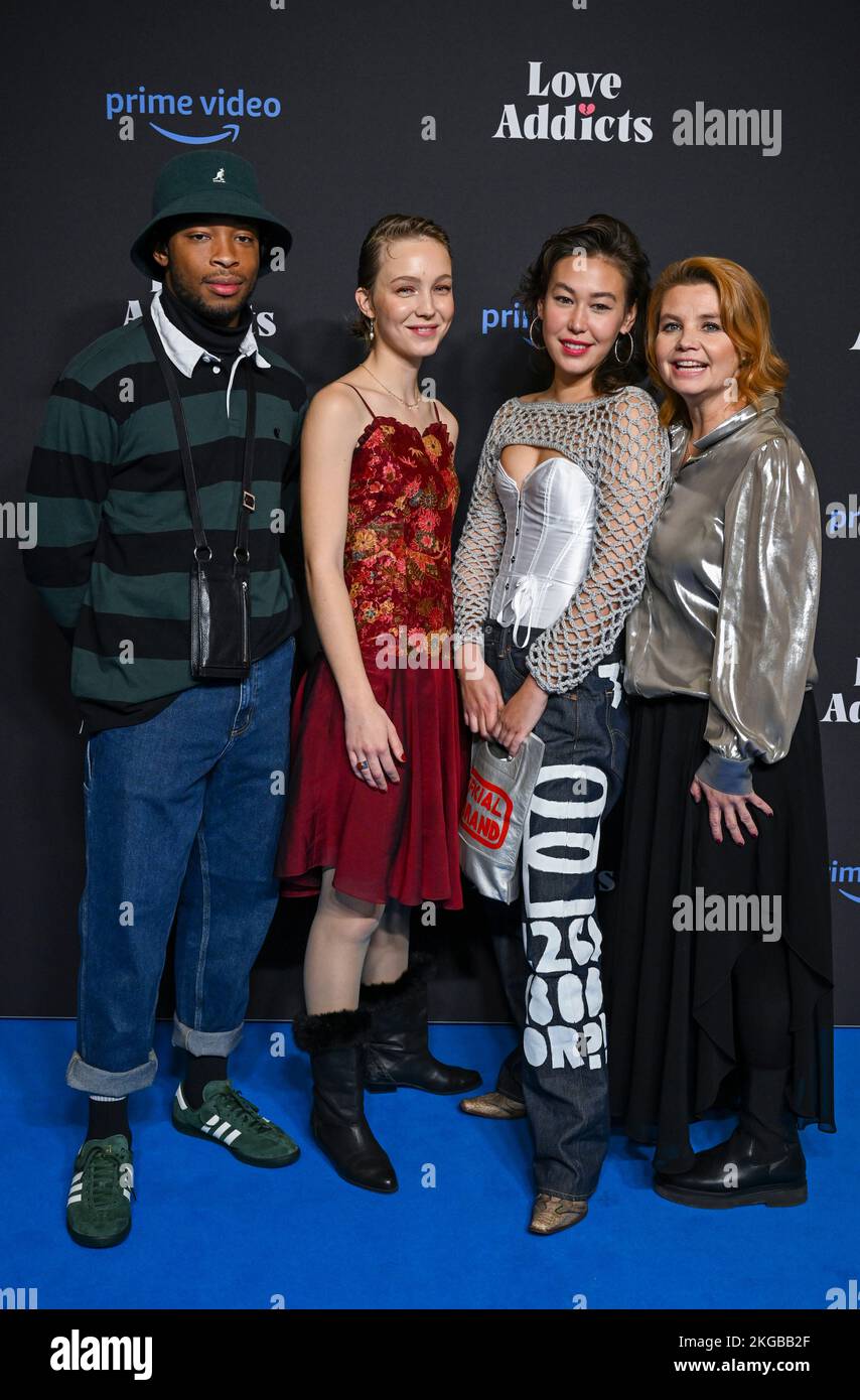 Berlin, Germany. 22nd Nov, 2022. The cast of the series Dimitri Abold ...
