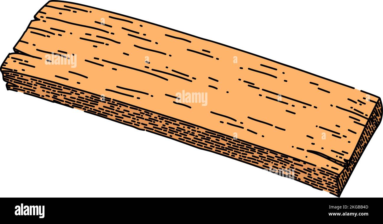 plank wood sketch hand drawn vector Stock Vector Image & Art - Alamy