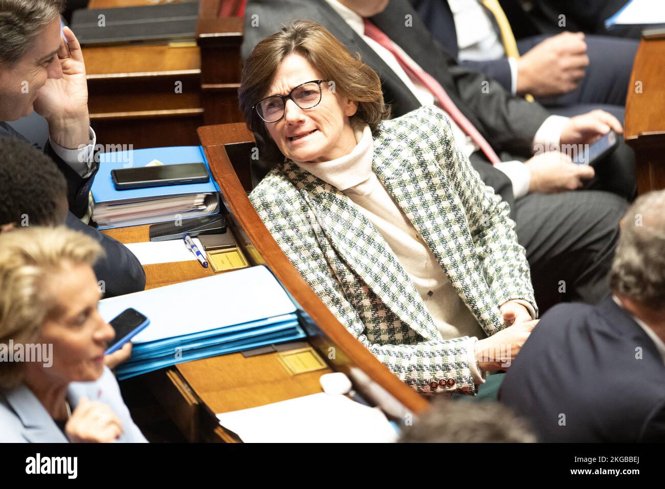 French Junior Minister for Territories Organisation and Health Workers ...