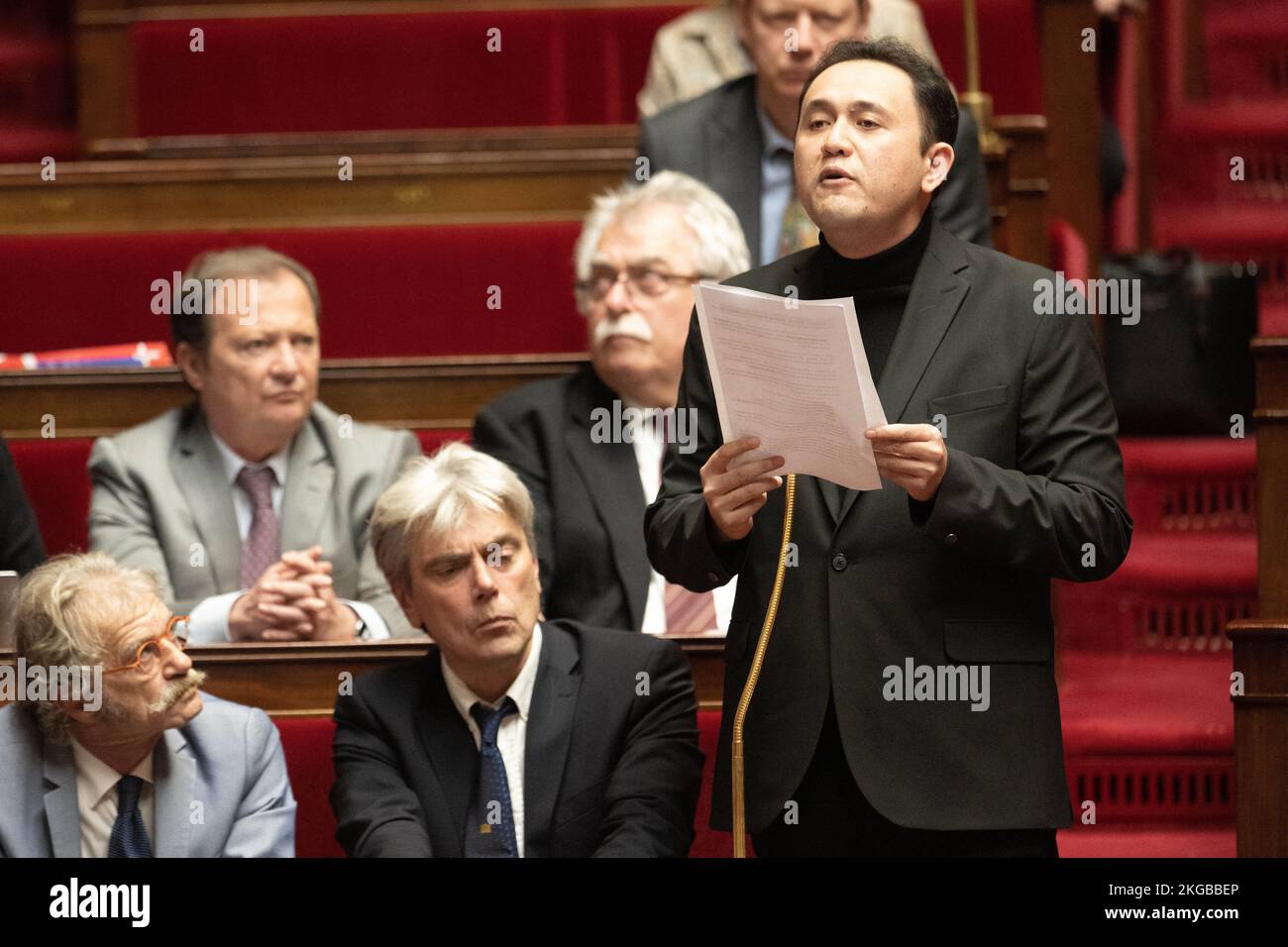 Deputy, Steve Chailloux attends a session of Questions to the ...