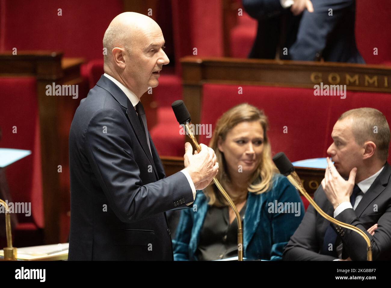 French Junior Minister for the Industry Roland Lescure attends a ...