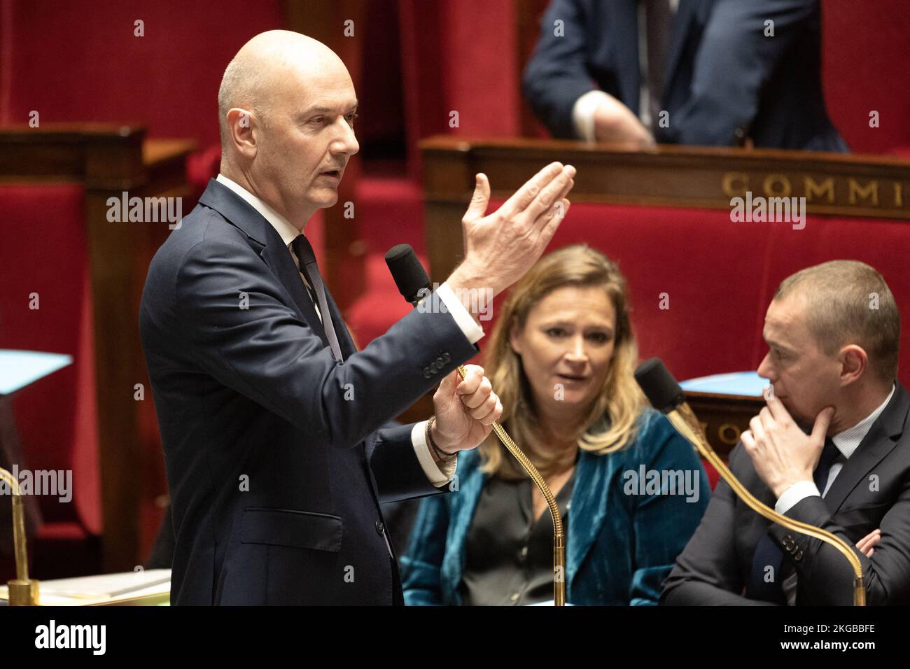 French Junior Minister for the Industry Roland Lescure attends a ...