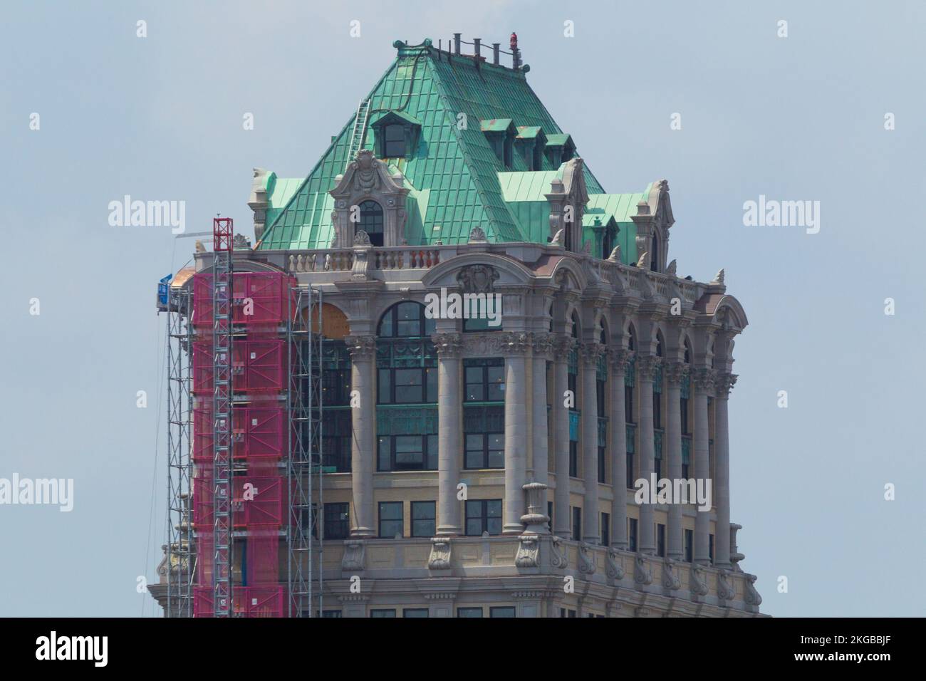 The Book Tower in Downtown Detroit, Michigan, USA, which is undergoing ...