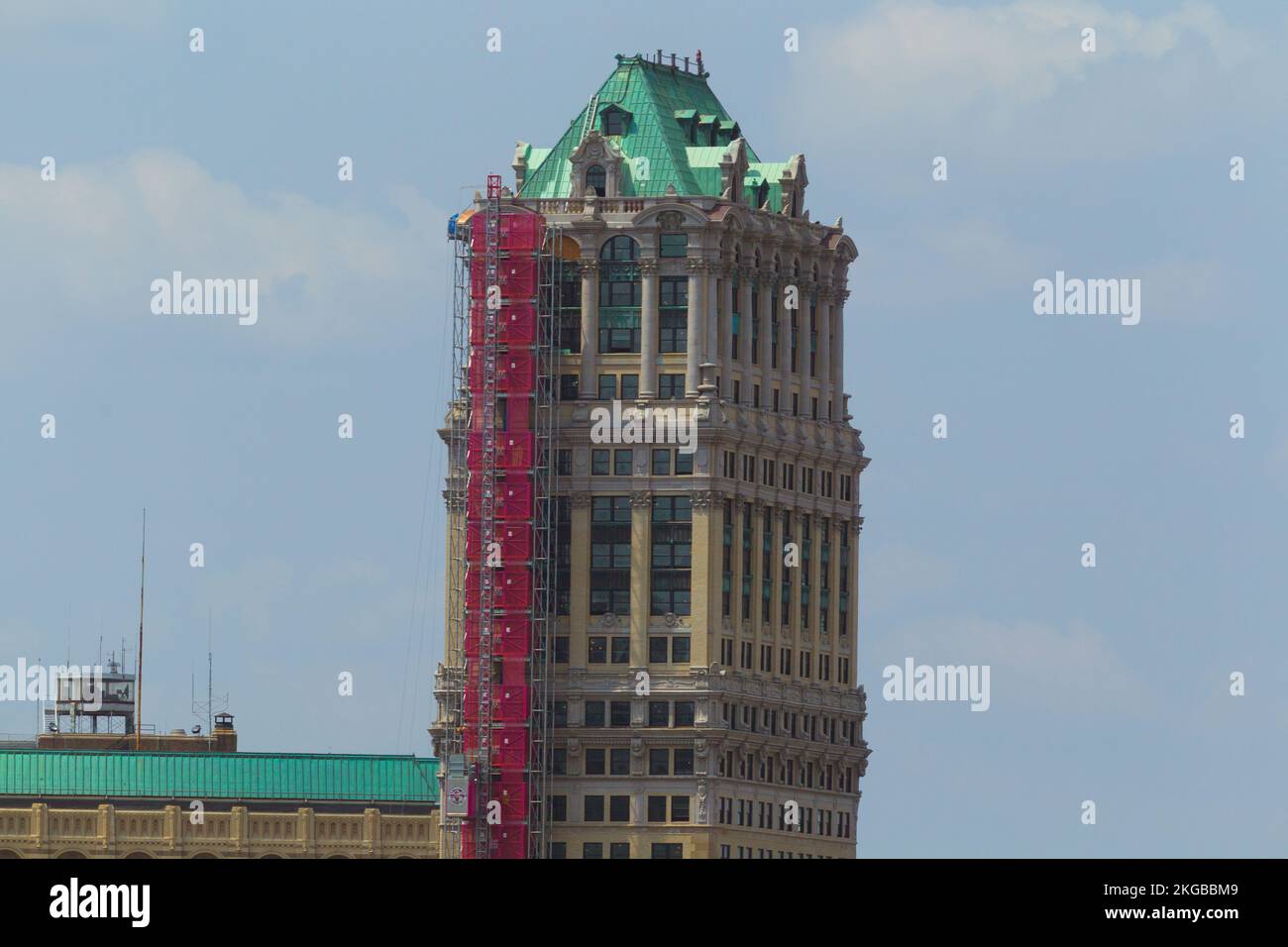 The Book Tower in Downtown Detroit, Michigan, USA, which is undergoing ...