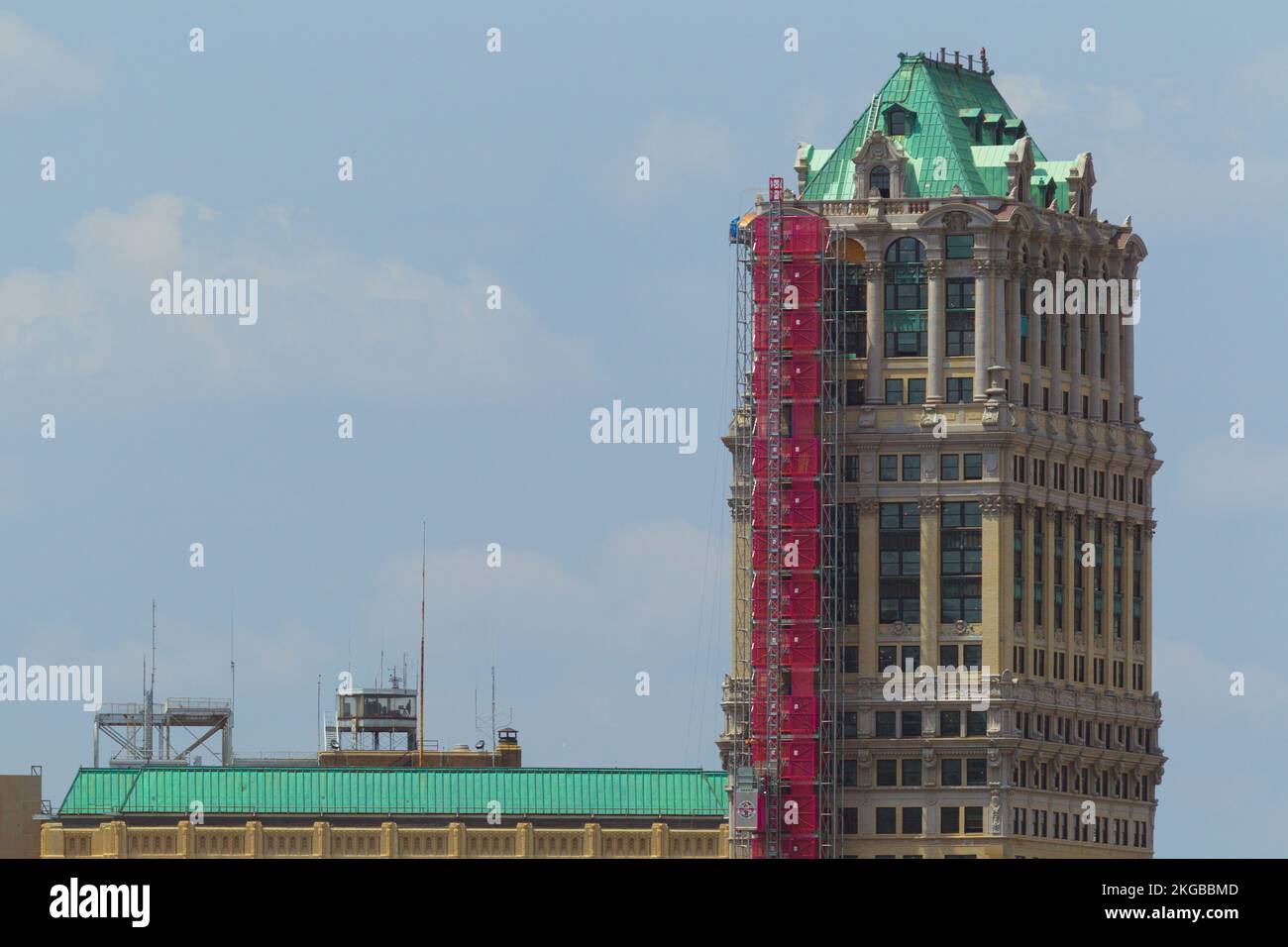 The Book Tower in Downtown Detroit, Michigan, USA, which is undergoing ...