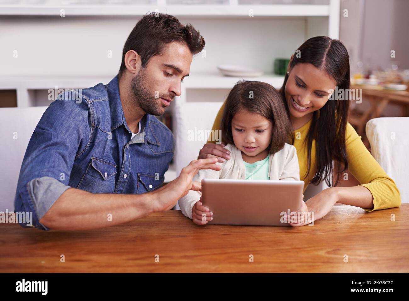 Technology is best when it brings people together. young parents ...