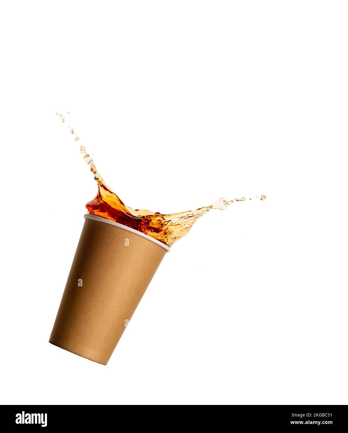 Paper cup full black Cut Out Stock Images & Pictures - Alamy