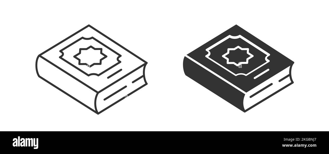 Quran islamic book icon. Vector illustration Stock Vector Image & Art ...