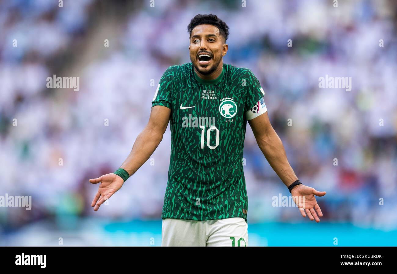 Doha, Qatar. 22nd Nov, 2022. Salem Al-Dawsari (Saudi) Argentina - Saudi ... Doha, Qatar. 22nd Nov, 2022. Salem Al-Dawsari (Saudi) Argentina - Saudi ...