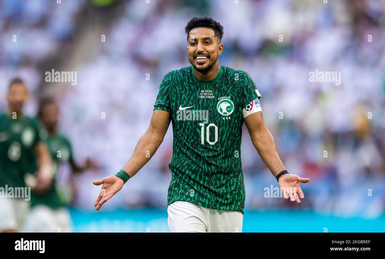 Doha, Qatar. 22nd Nov, 2022. Salem Al-Dawsari (Saudi) Argentina - Saudi ... Doha, Qatar. 22nd Nov, 2022. Salem Al-Dawsari (Saudi) Argentina - Saudi ...
