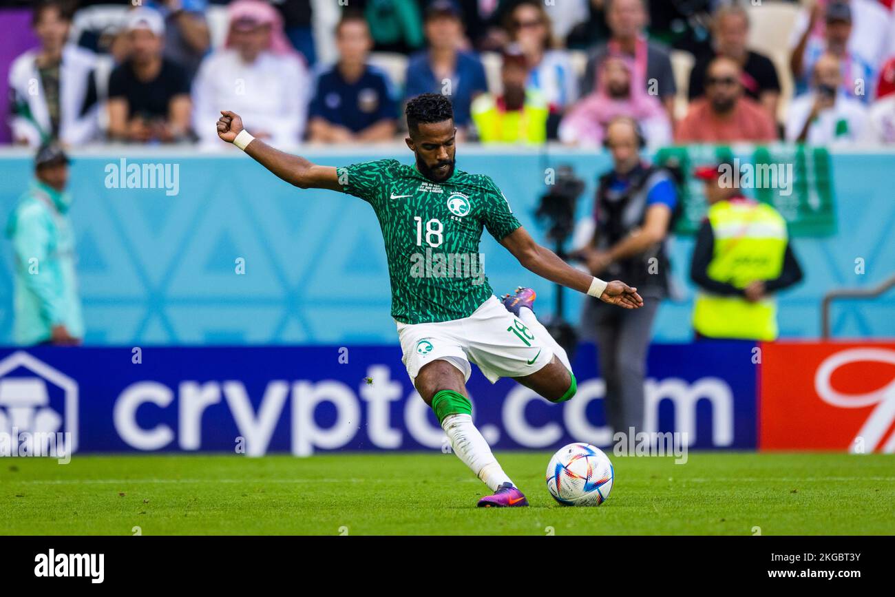 Doha, Qatar. 22nd Nov, 2022. Nawaf Al-Abed (Saudi) Argentina - Saudi ...