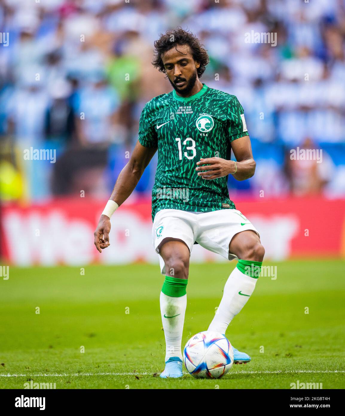 Doha, Qatar. 22nd Nov, 2022. Yasser Al-Shahrani (Saudi) Argentina ...