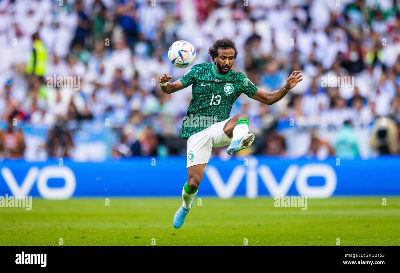 Doha, Qatar. 22nd Nov, 2022. Yasser Al-Shahrani (Saudi) Argentina ...