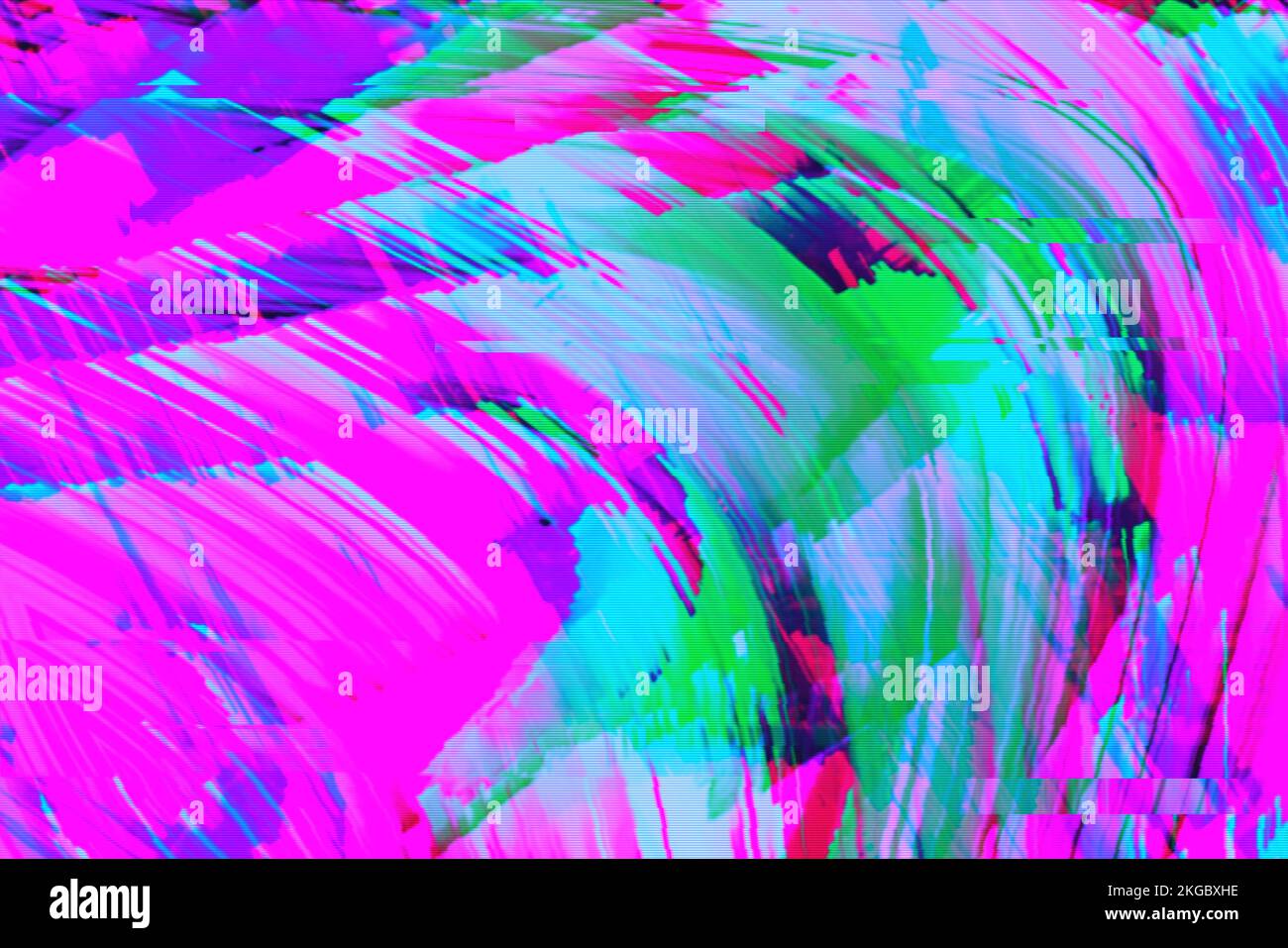 Motion Glitch Multicolored Distorted textured psychedelic zebra ...