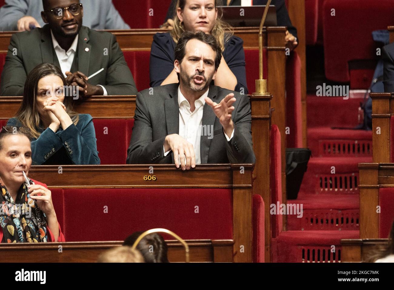 Deputy, Bastien Lachaud attends a session of Questions to the ...