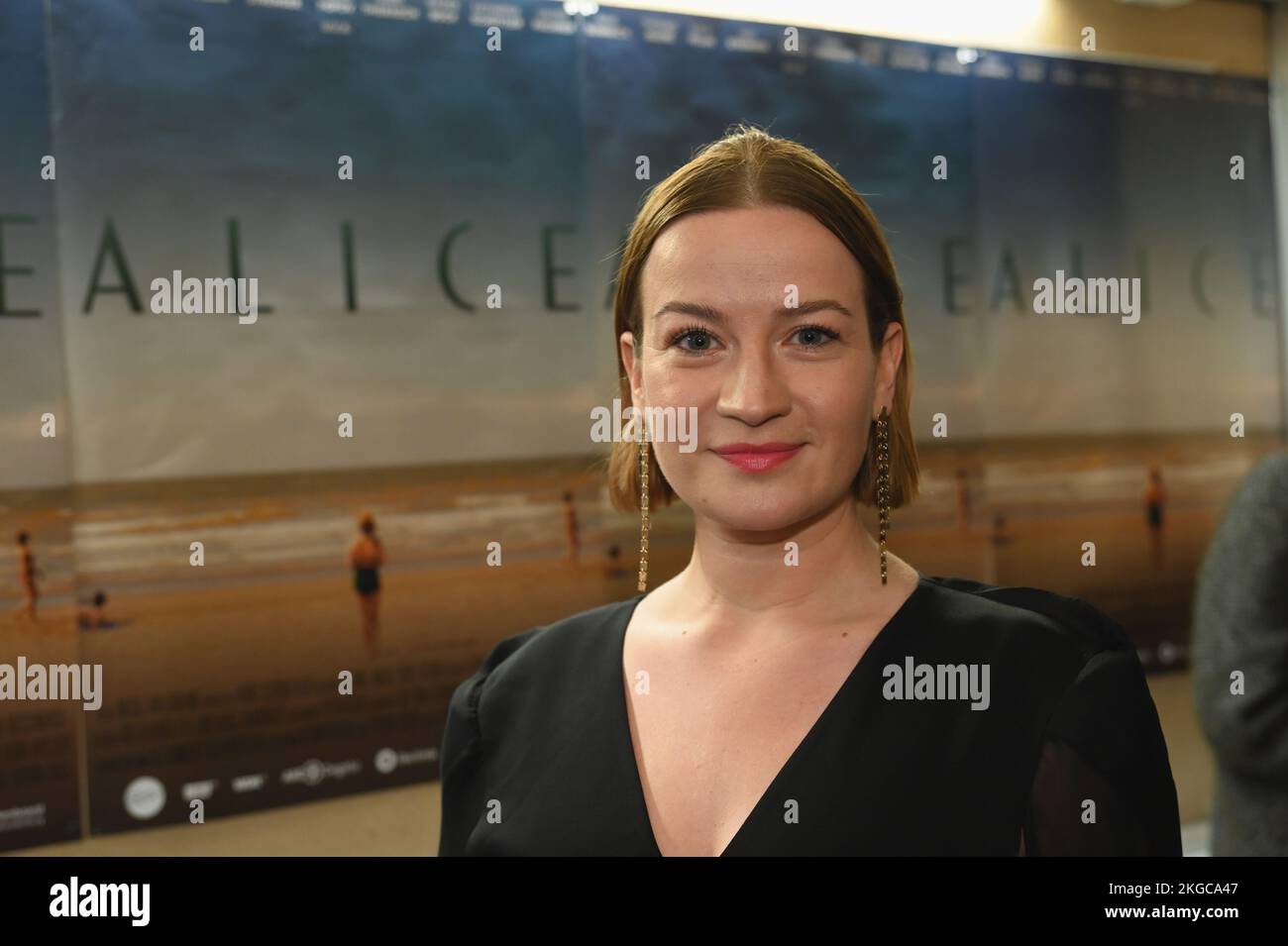 Cologne, Germany. 22nd Nov, 2022. Actress Nina Gummich poses at the NRW ...