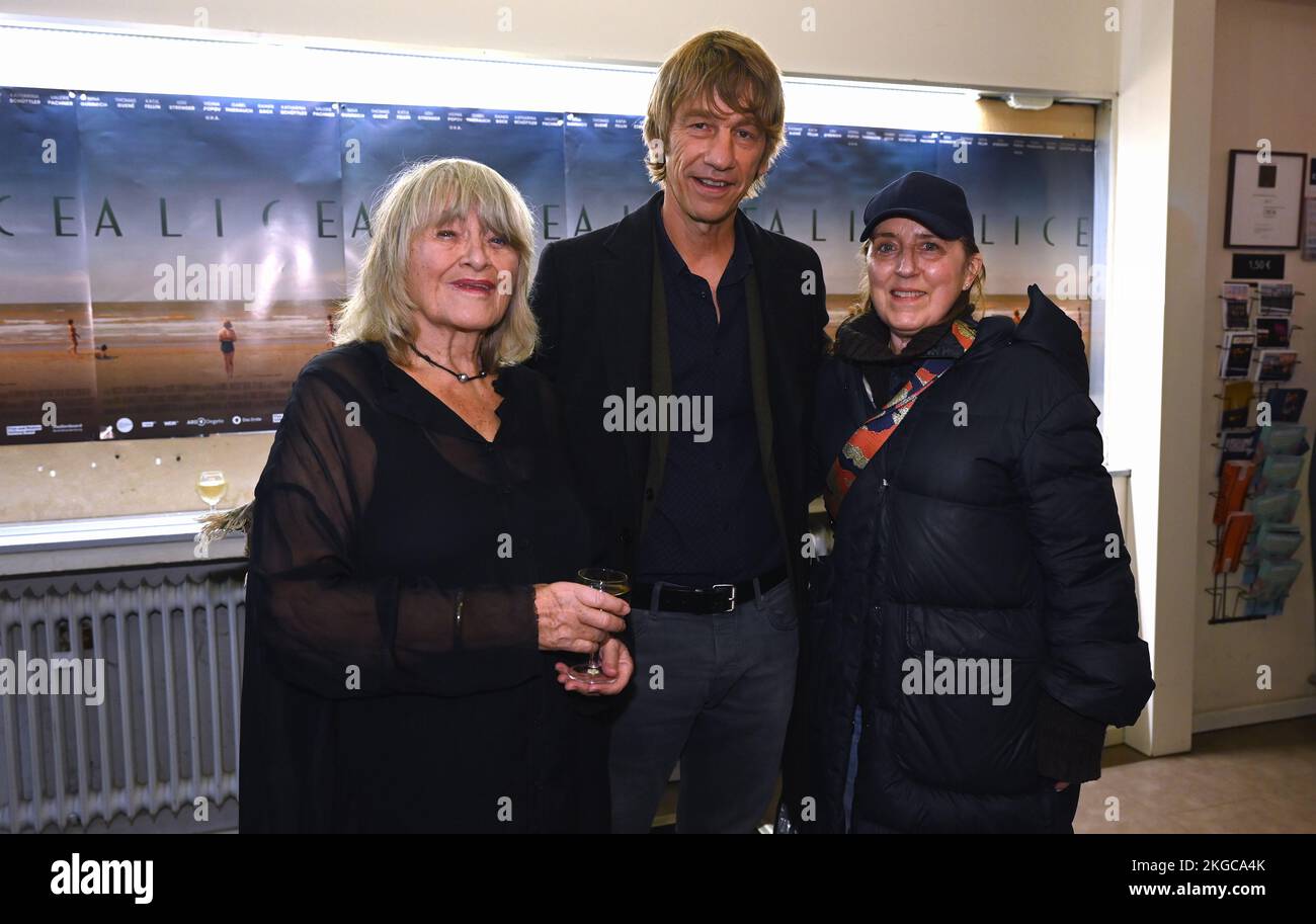 Cologne, Germany. 22nd Nov, 2022. Alice Schwarzer, l-r, producer Boris ...