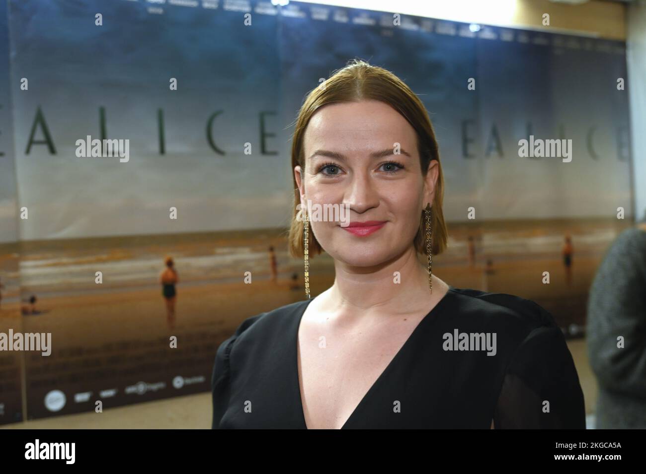 Cologne, Germany. 22nd Nov, 2022. Actress Nina Gummich poses at the NRW ...